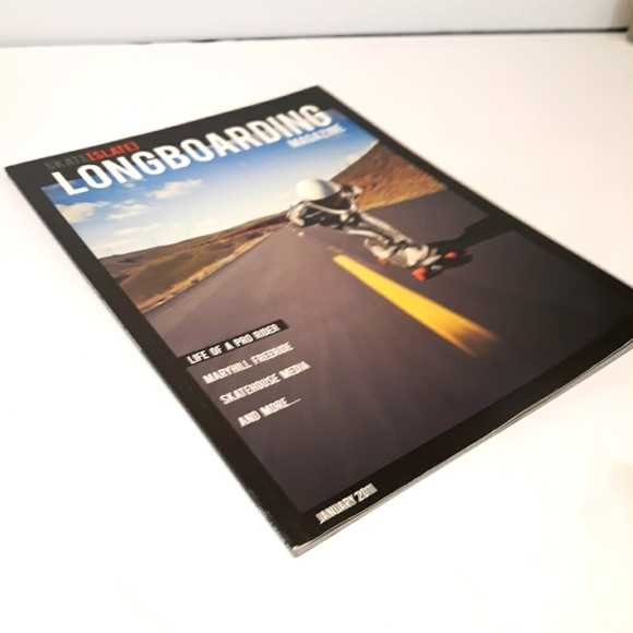 Skate Slate | Other | Skate Slate Ss Longboarding Magazine January Jan ...